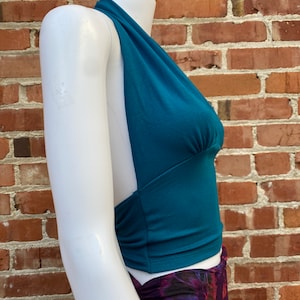 Halter Neck Top With Open Back, Tie Top, Hippie, Boho , Earthy ...