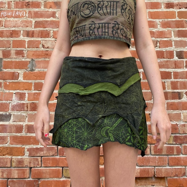 Rave Micro Mini Skirt Etsy