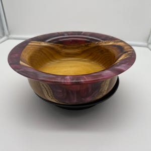 Catch-all Bowl, Handcrafted, Black Locust Wood, Epoxy Resin ...