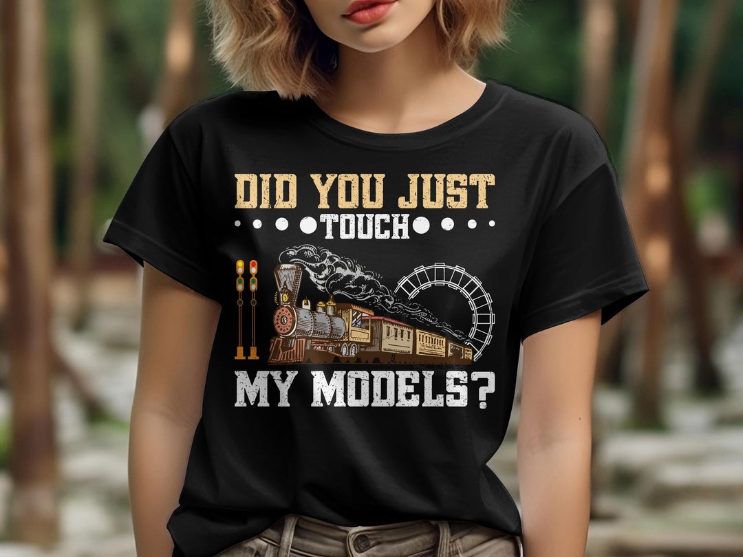 Model Railroad T-shirt, Model Train Gift, Train Lover Shirt, Locomotive ...