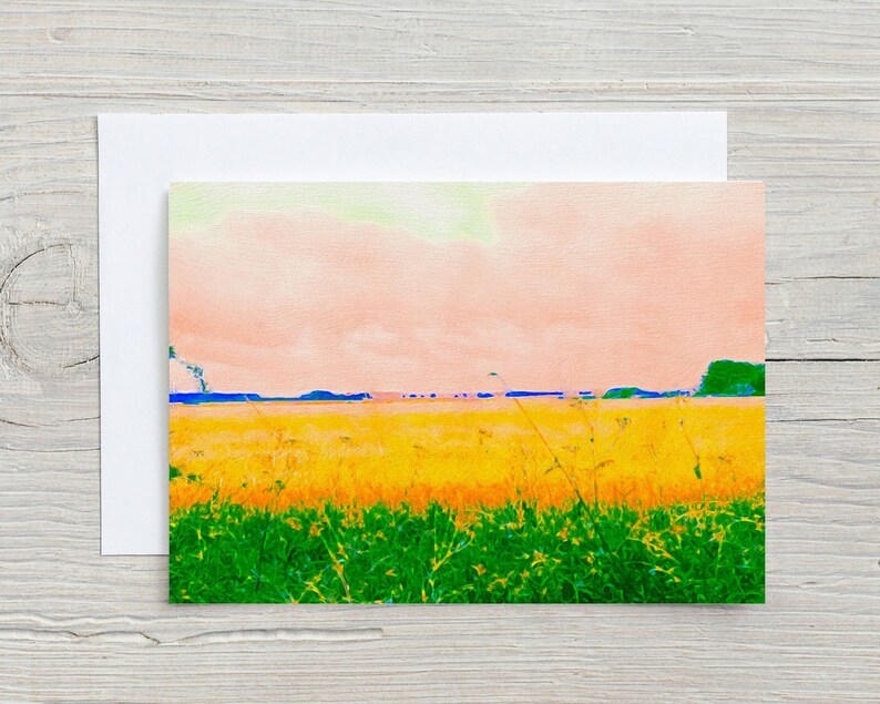 ASSORTED Landscape Cards Set of 10 / Art Notecards / Unique Greeting ...