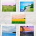 ASSORTED Landscape Cards Set of 10 / Art Notecards / Unique Greeting ...