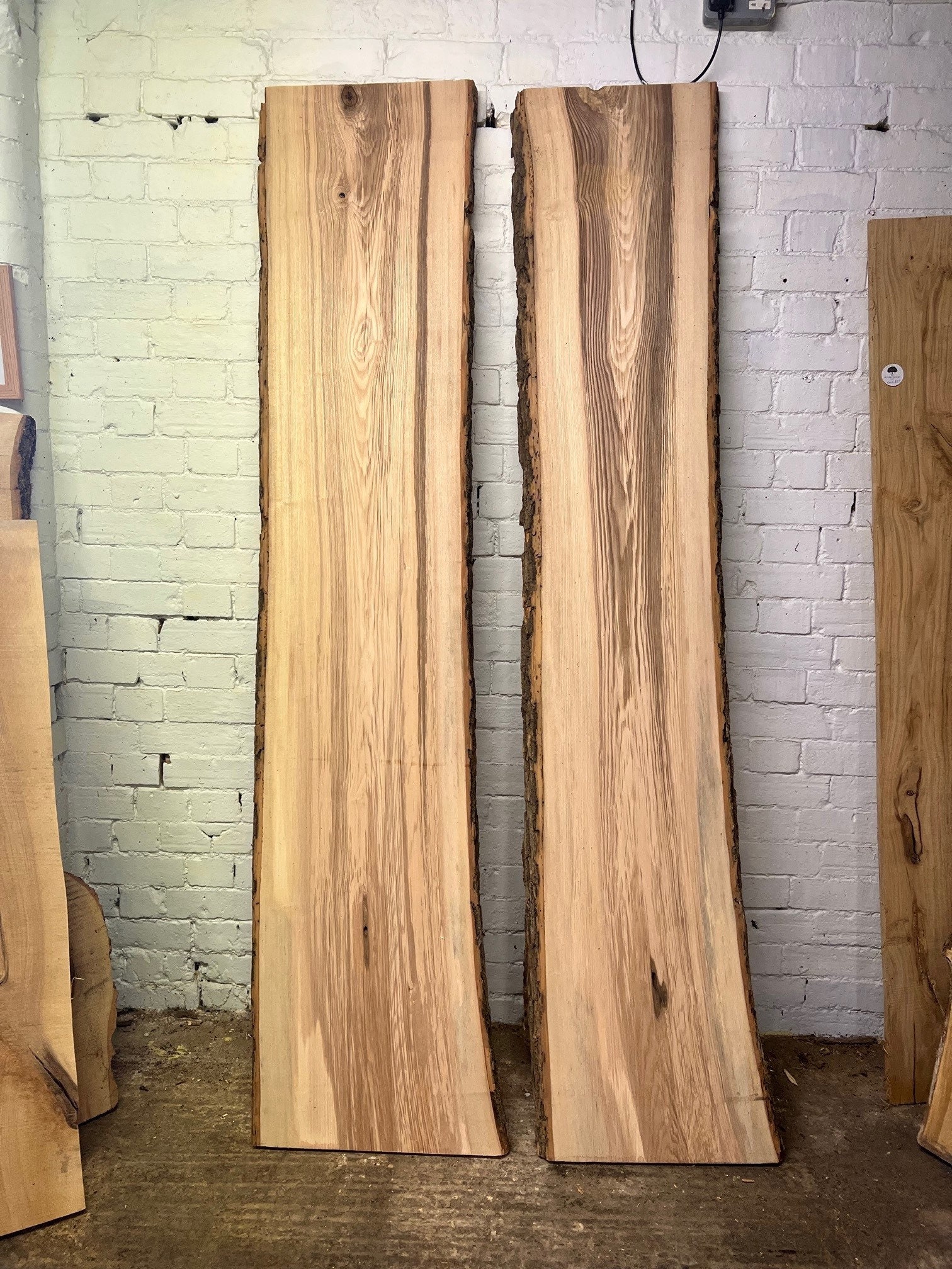 Live Edge Planed Flat Kiln Dried English Hardwood Elm Oak Ash - Etsy UK