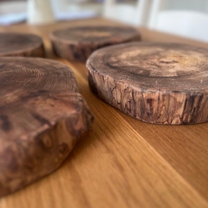 Real English Wood Elm - Log Slices - Wooden - Rounds - Disks - Handmade ...