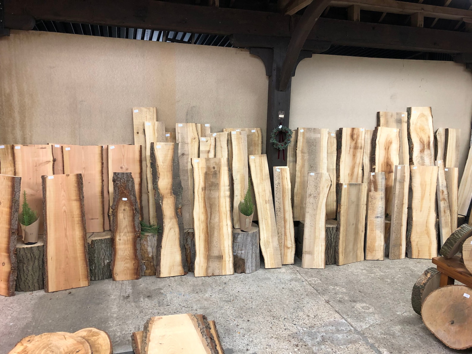 Live Edge Kiln Dried English Timber Hardwood Elm Oak Ash Wood - Etsy UK