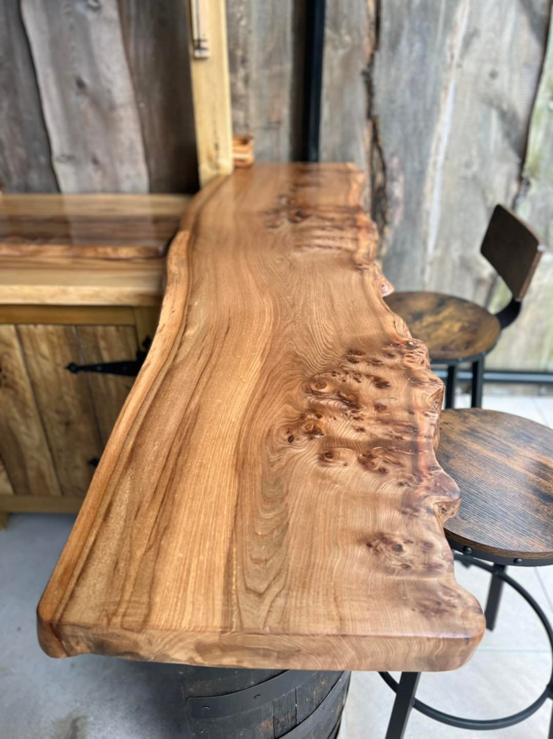 Choose Your Own Unique Live Edge English Wooden Garden Outdoor Indoor ...