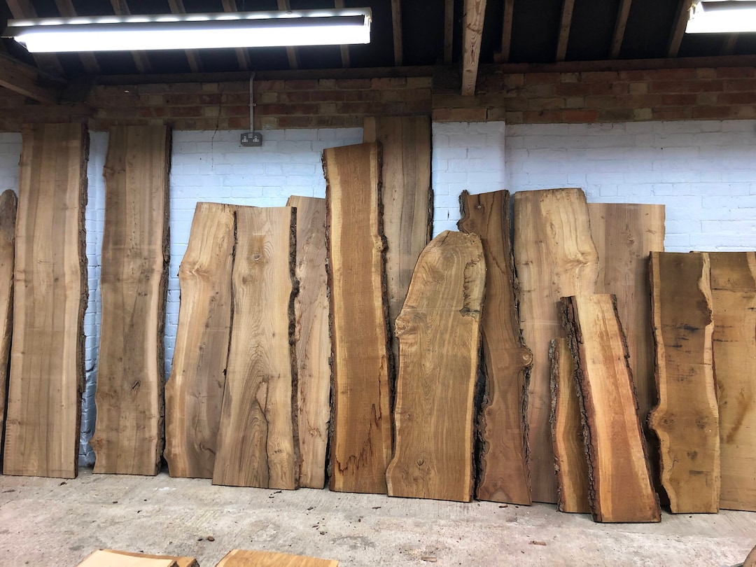 Live Edge English Timber Wood Boards Slabs Boards Wood Wedding Guest ...