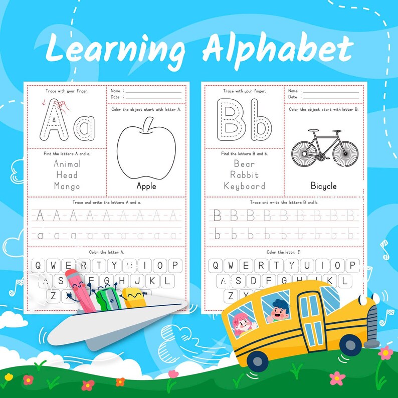 Educational Alphabet Letter Sounds Worksheets. Effective Phonics ...
