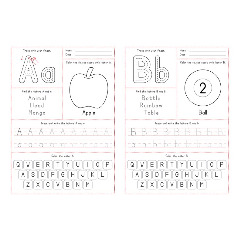 Educational Alphabet Letter Sounds Worksheets. Effective Phonics ...
