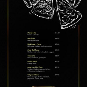 Custom Food Menu Design, Graphic Design, Wedding Menu, Menu Design ...