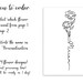Custom Name Extended Stem Birth Flower Birth Flower Gift Tattoo ...