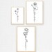 Custom Name Extended Stem Birth Flower Birth Flower Gift Tattoo ...