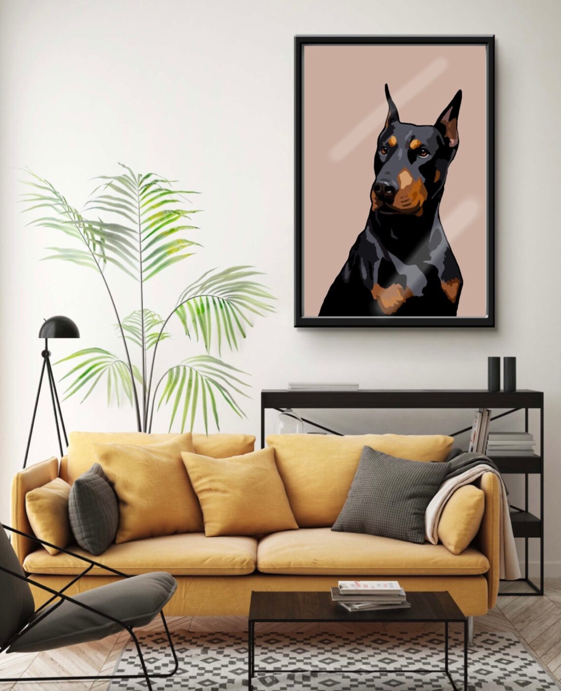 Custom Pet Portrait Flat Background Instant Download - Etsy