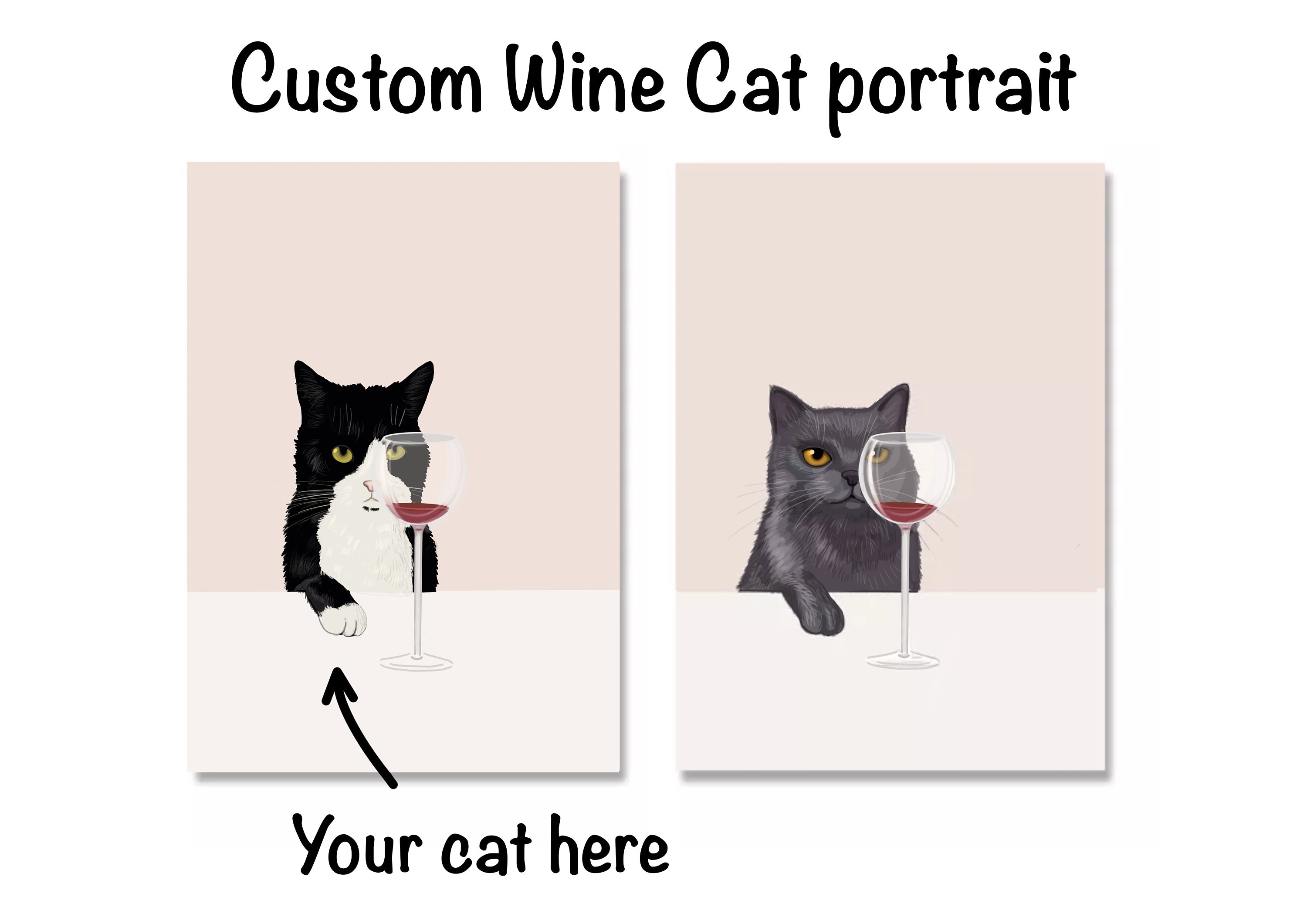 Cats Drinking Wine