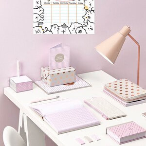 Custom Cats School Timetable Back to School Template cat Lovers First ...