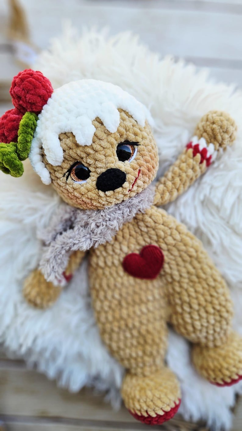 Gingerbread Crochet Pattern - Amigurumi Gingerbread / Crochet ...