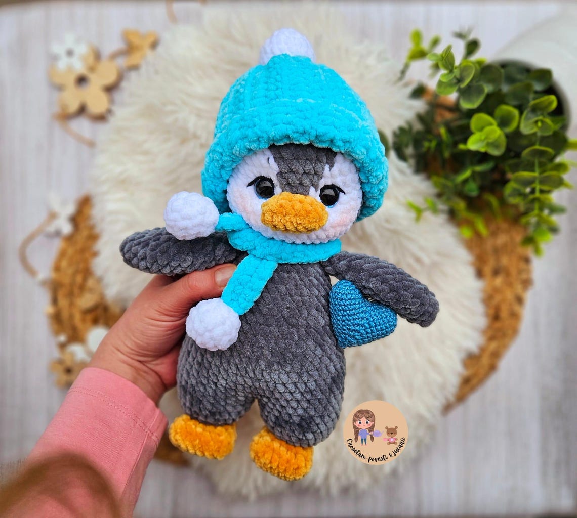 Puf the Penguin - Penguin Crochet / Pdf Penguin / Plush Penguin ...