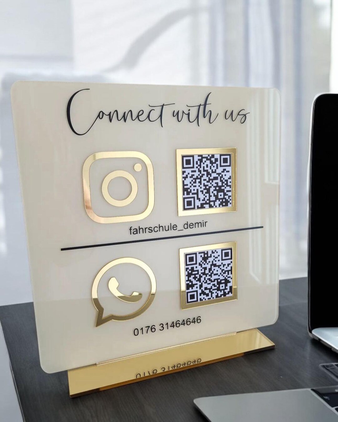Social Media Sign, Connect Sign, Social Media, Company Sign, Office ...