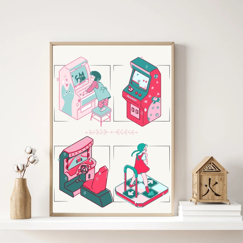 90s Anime Aesthetic Art - Etsy