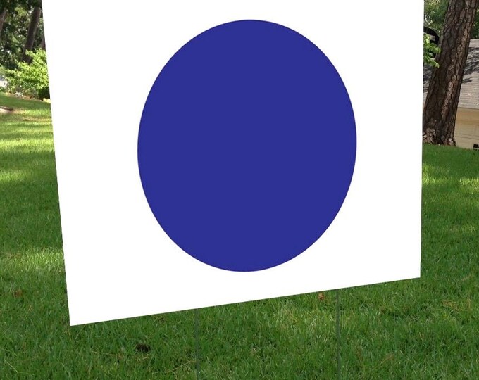 Blue Dot Surrounded by Red Democrat Anti-trump Bumper Sticker, Laptop ...