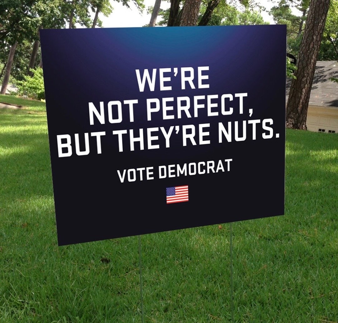 Democrat Yard Sign Anti-gop - Etsy