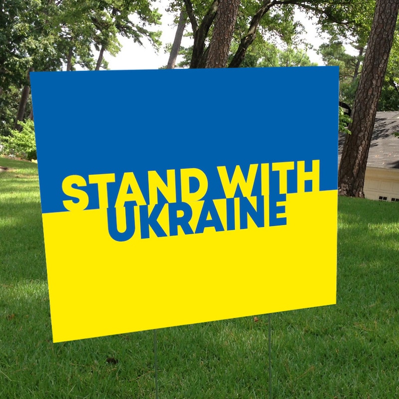 Ukrainian Yard Signs - Etsy