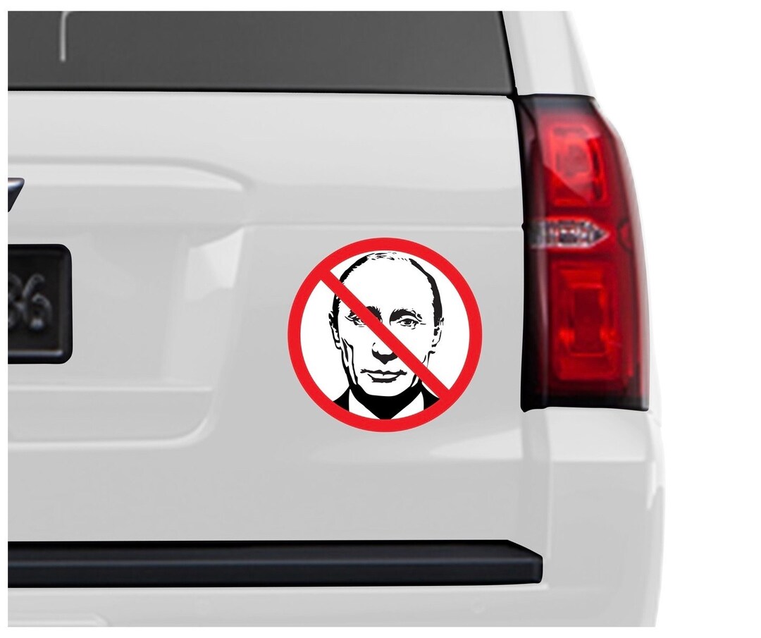 Anti-putin No Bumper Sticker - Etsy