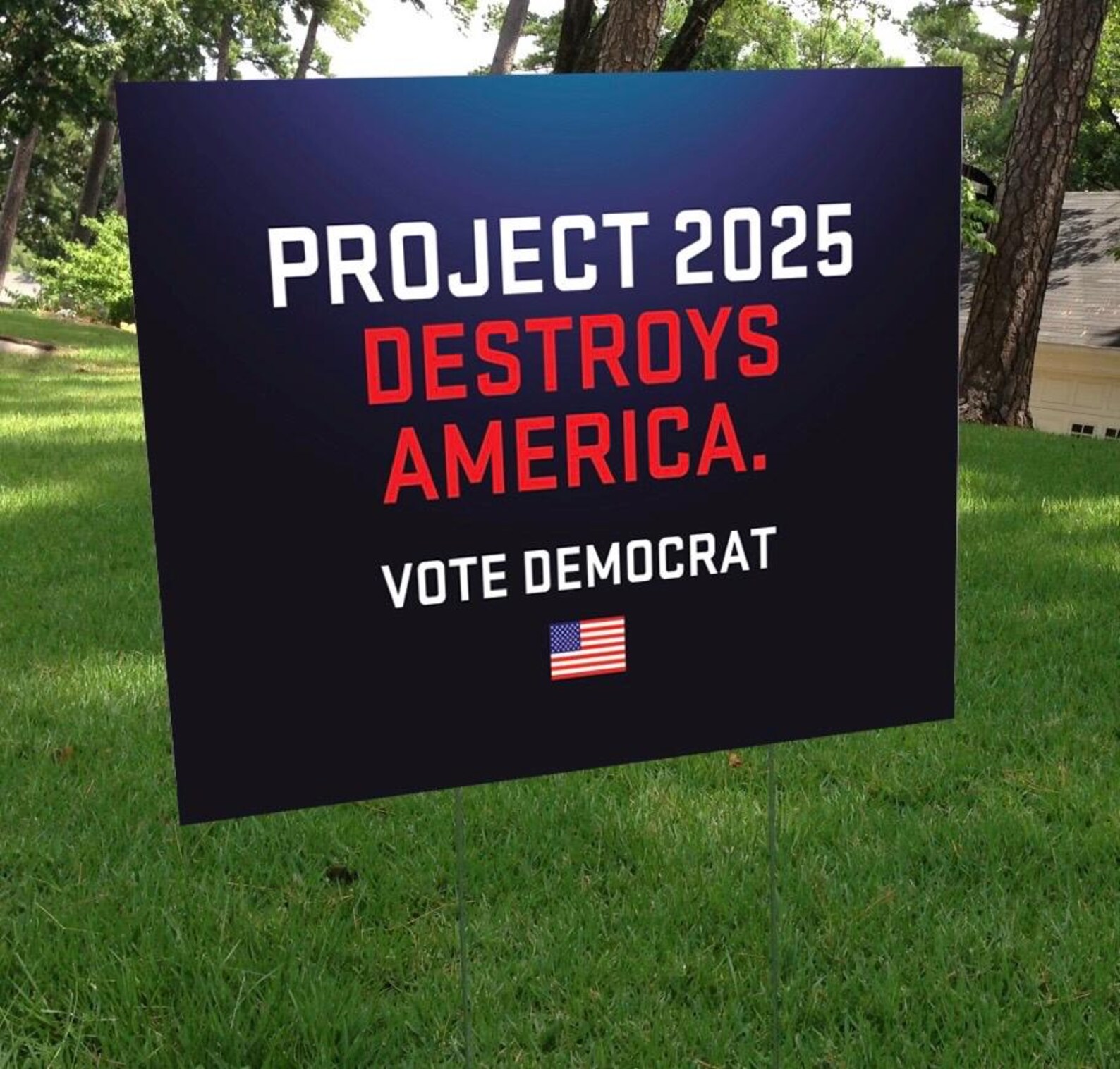 Project 2025 Bad for America Yard Sign - Etsy