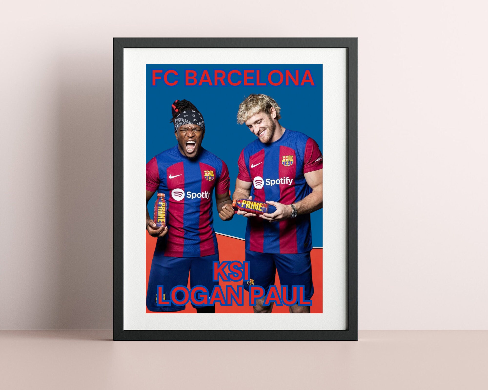 Fc Barcelona prime door ksi en Logan Paul hydratatie - Etsy Nederland