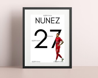 Darwin Nunez Poster - Etsy