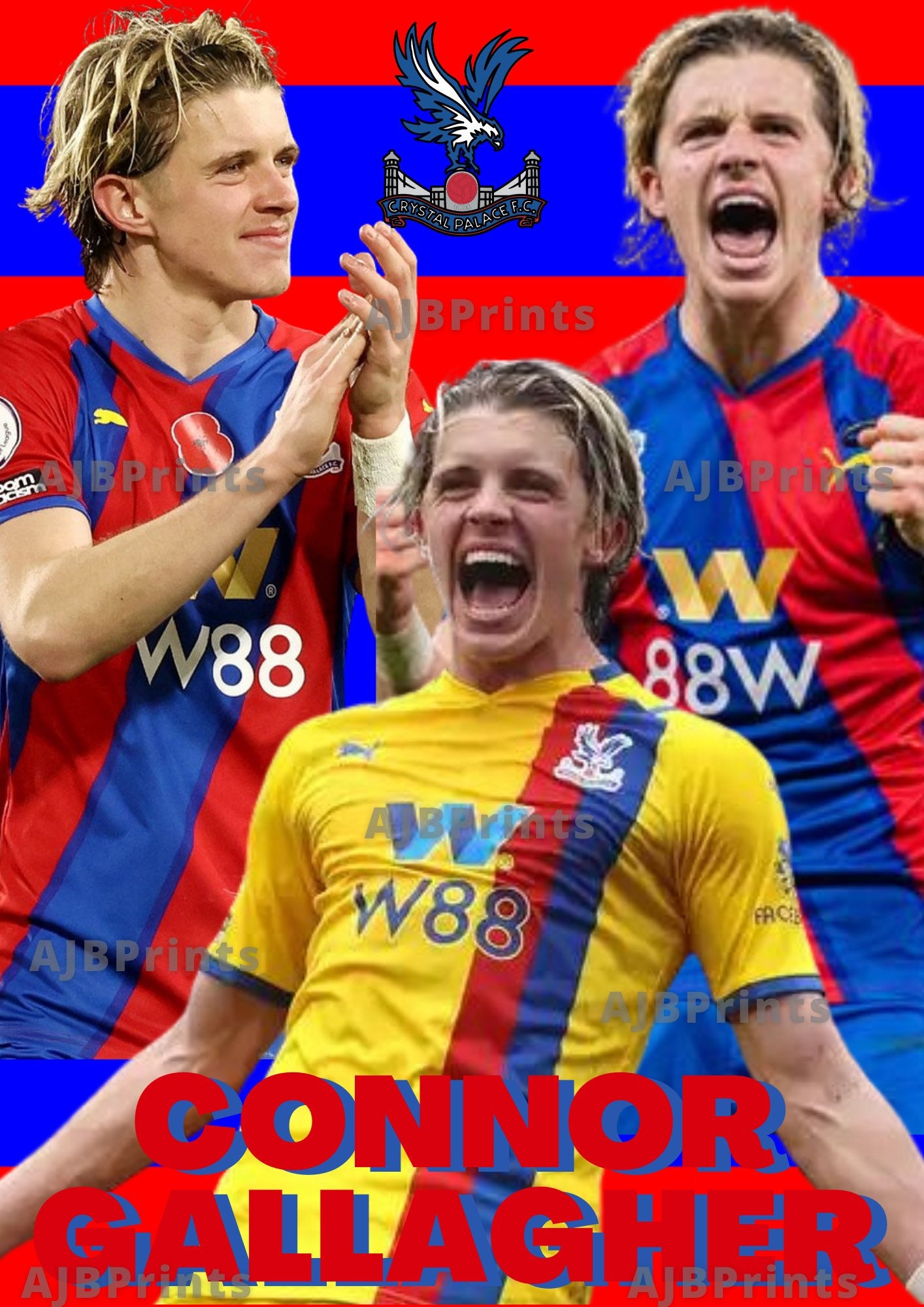 Connor Gallagher 2022/23 Season A4 Print/poster Crystal - Etsy Denmark