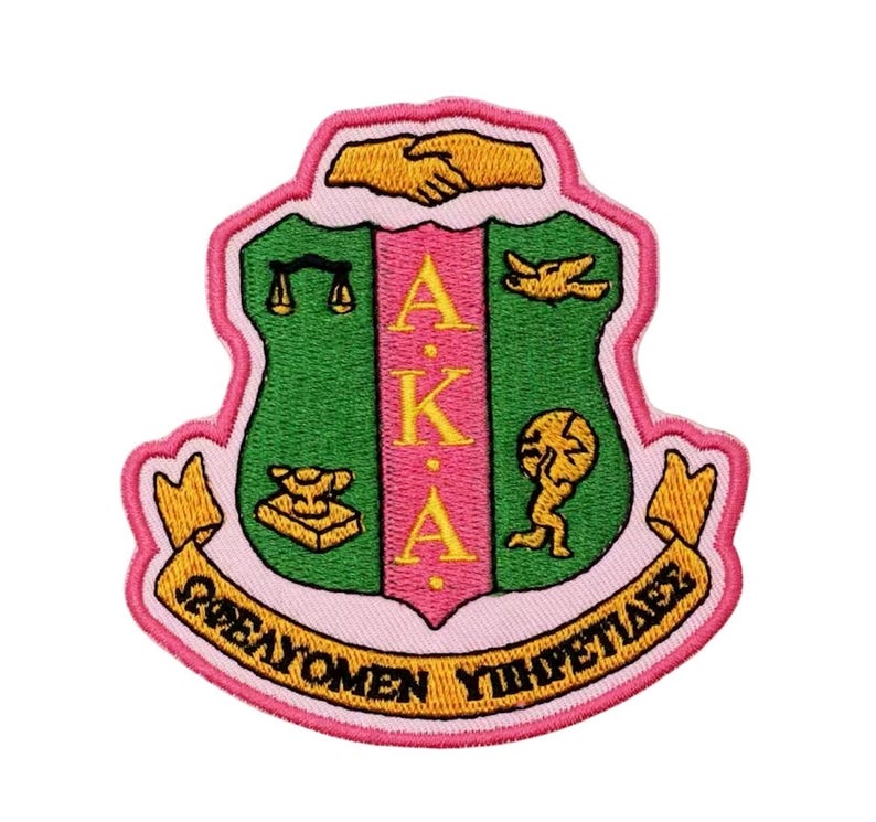 AKA Alpha Kappa Alpha Iron-on Patch - Etsy