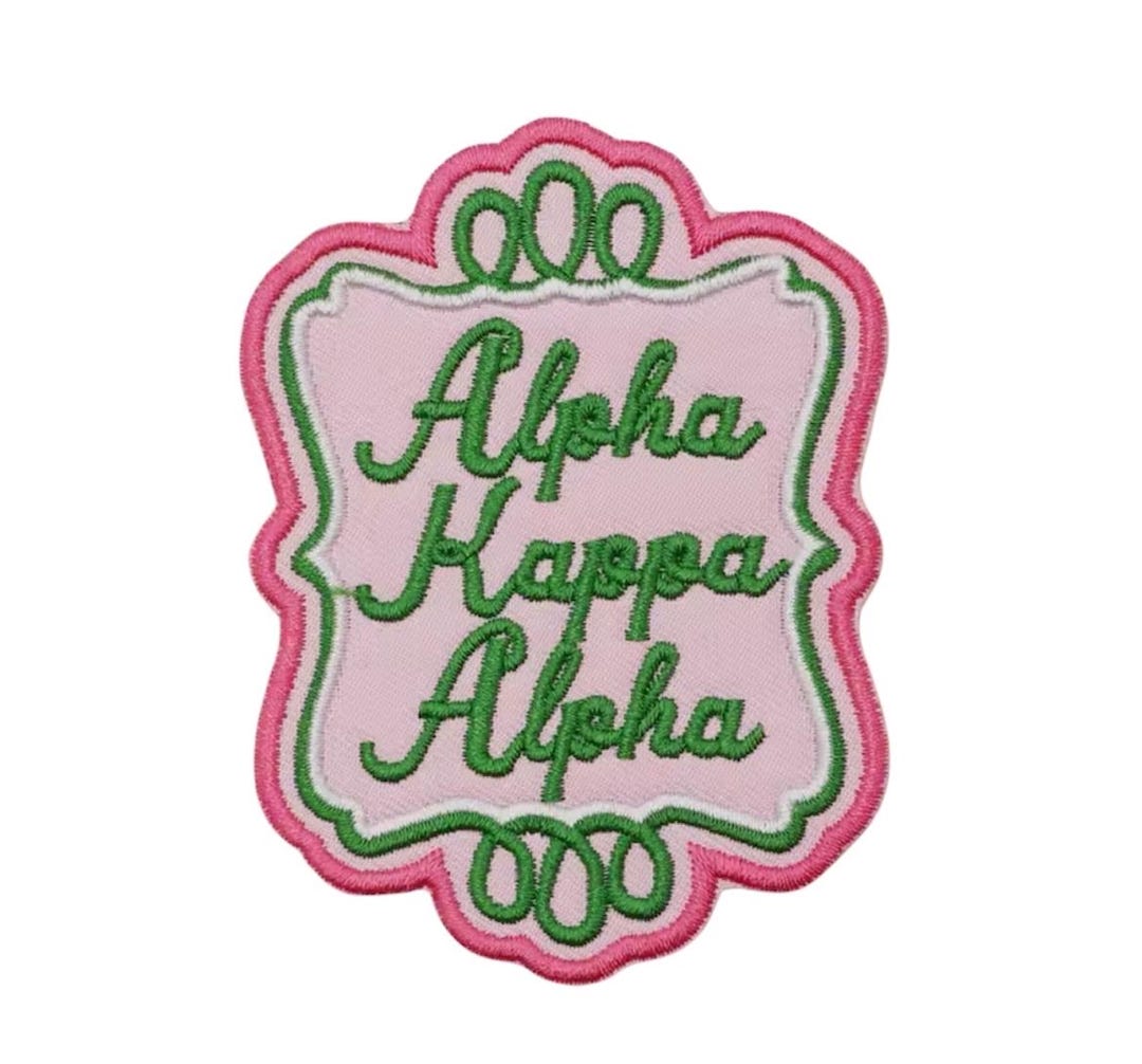 AKA Alpha Kappa Alpha Iron-on Patch - Etsy
