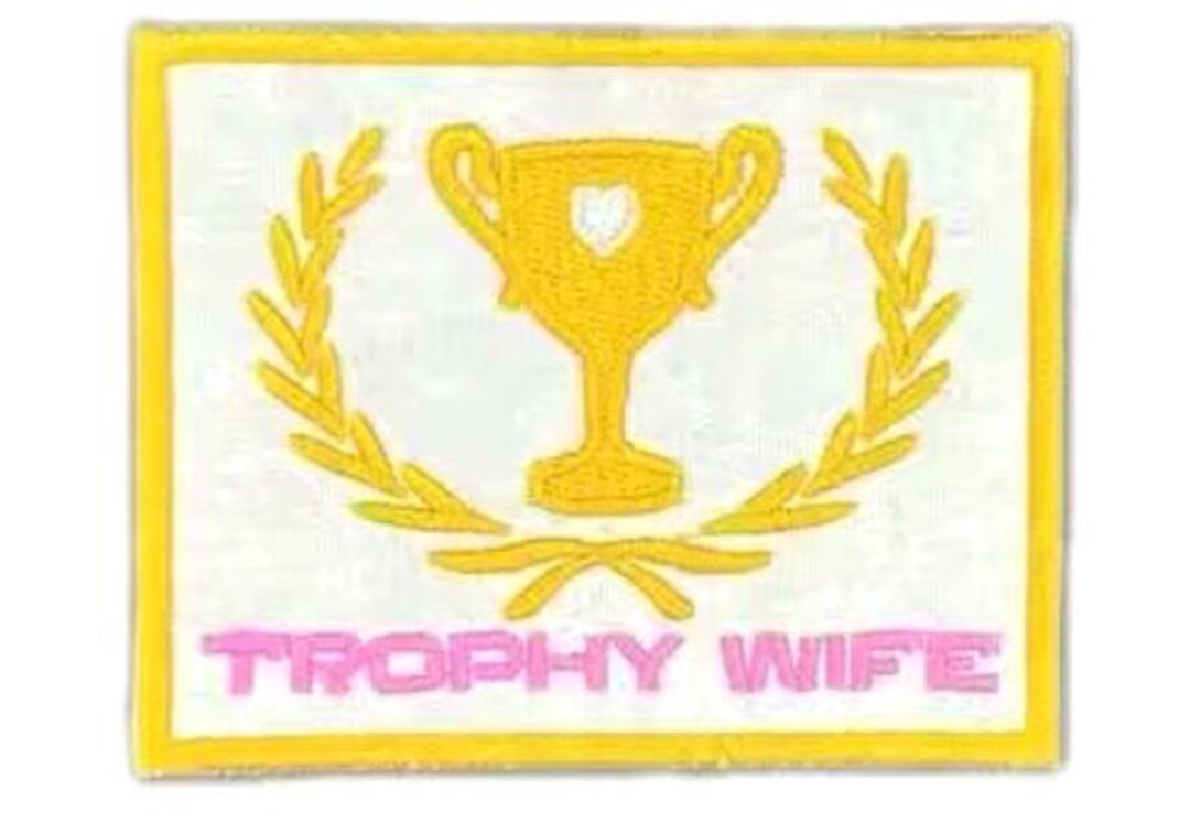 Trophy Wife Iron-on Patch - Etsy