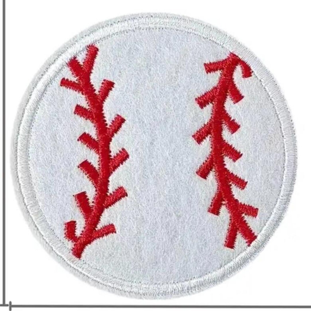 Retro Felt Baseball Iton on Appliqué - Etsy