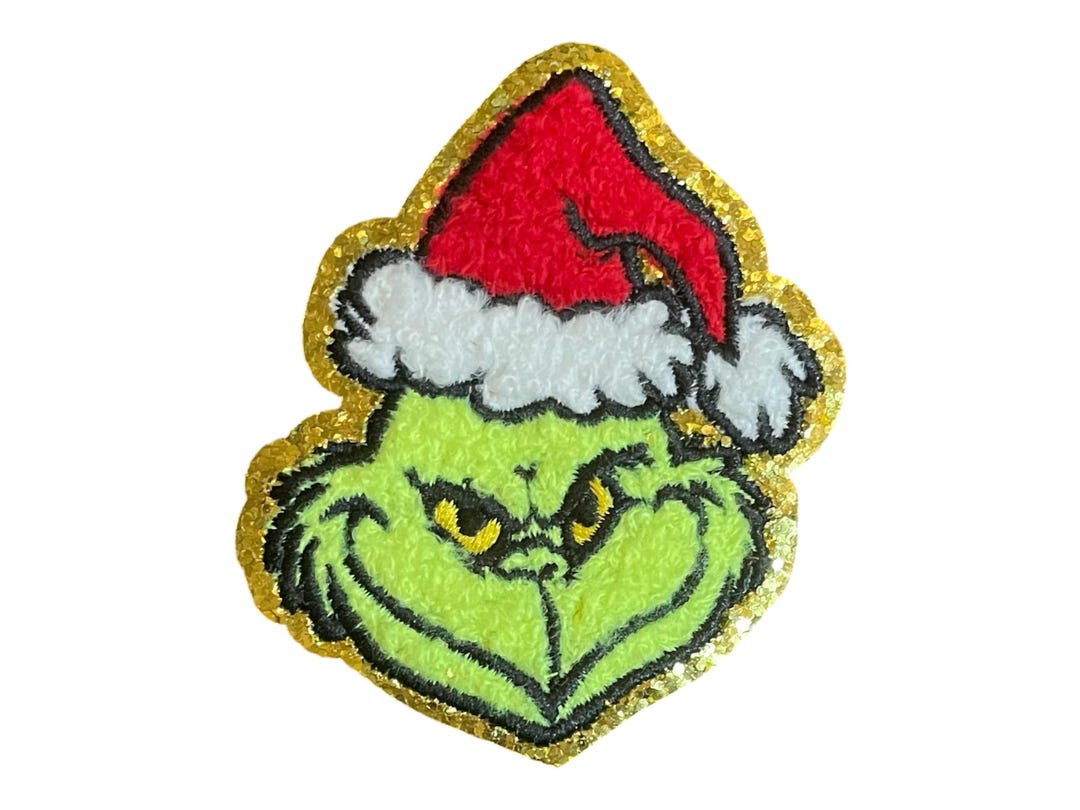 Christmas Grinch Iron on Patch - Etsy
