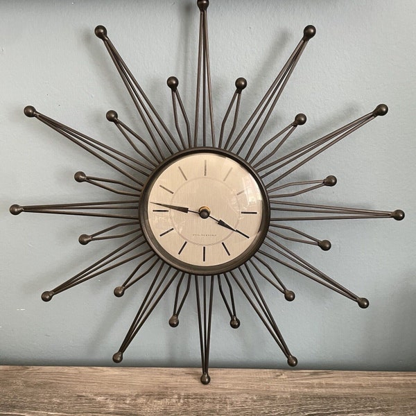 Starburst Clock - Etsy