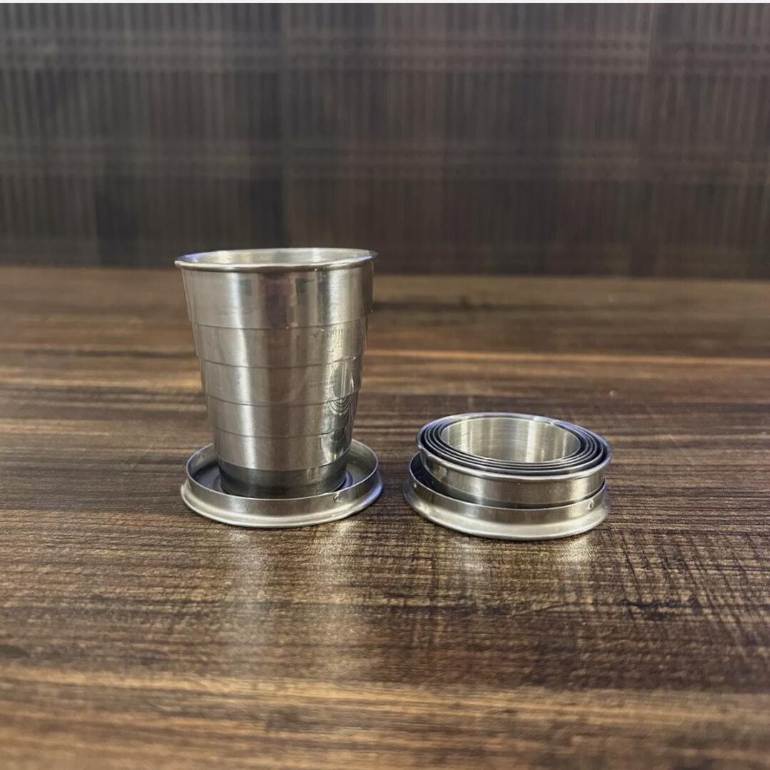 Vintage Collapsible Metal Cyclists Cup Pocket Travel Set of 2 NO LID - Etsy