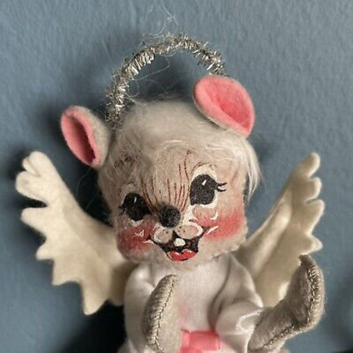 Vintage 1995 Annalee Doll Angel Mouse - Etsy