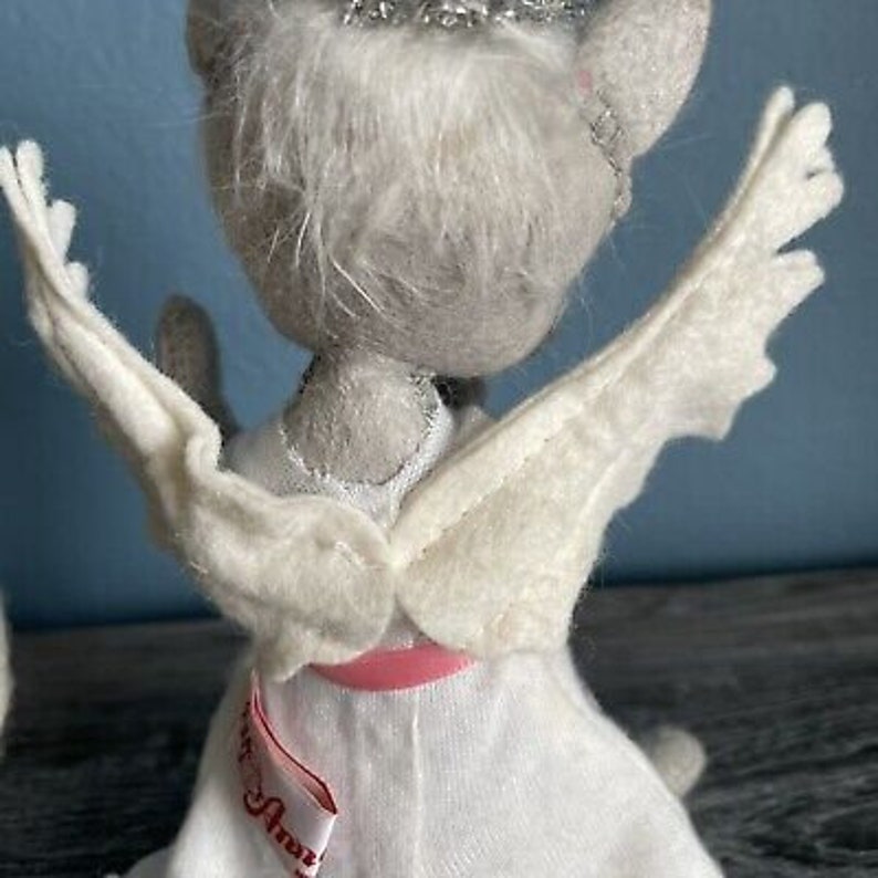 Vintage 1995 Annalee Doll Angel Mouse - Etsy