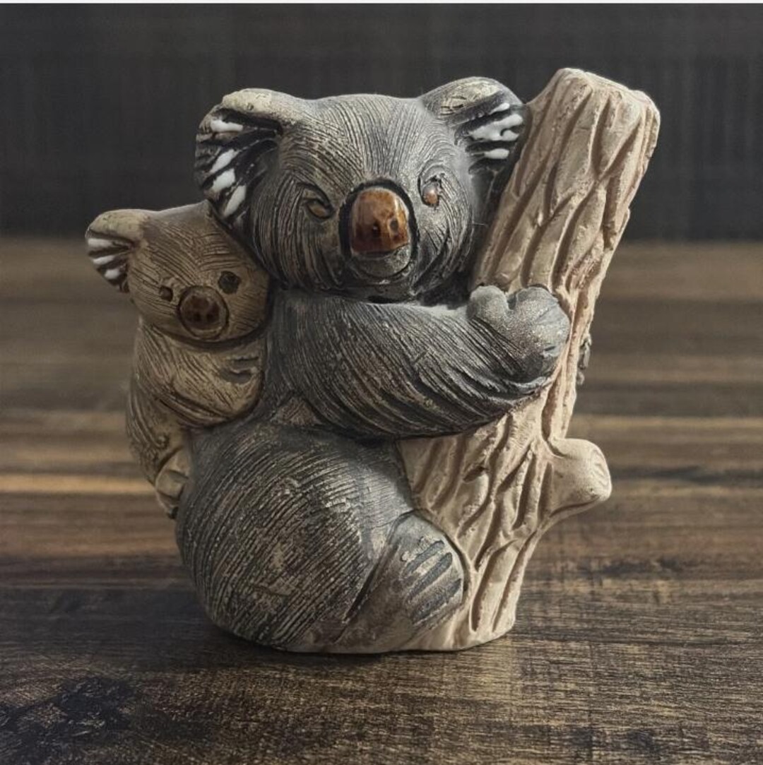 Rinconada Uruguay Koala Bear Mother Baby Figurine Ceramic 3.5” Rare - Etsy