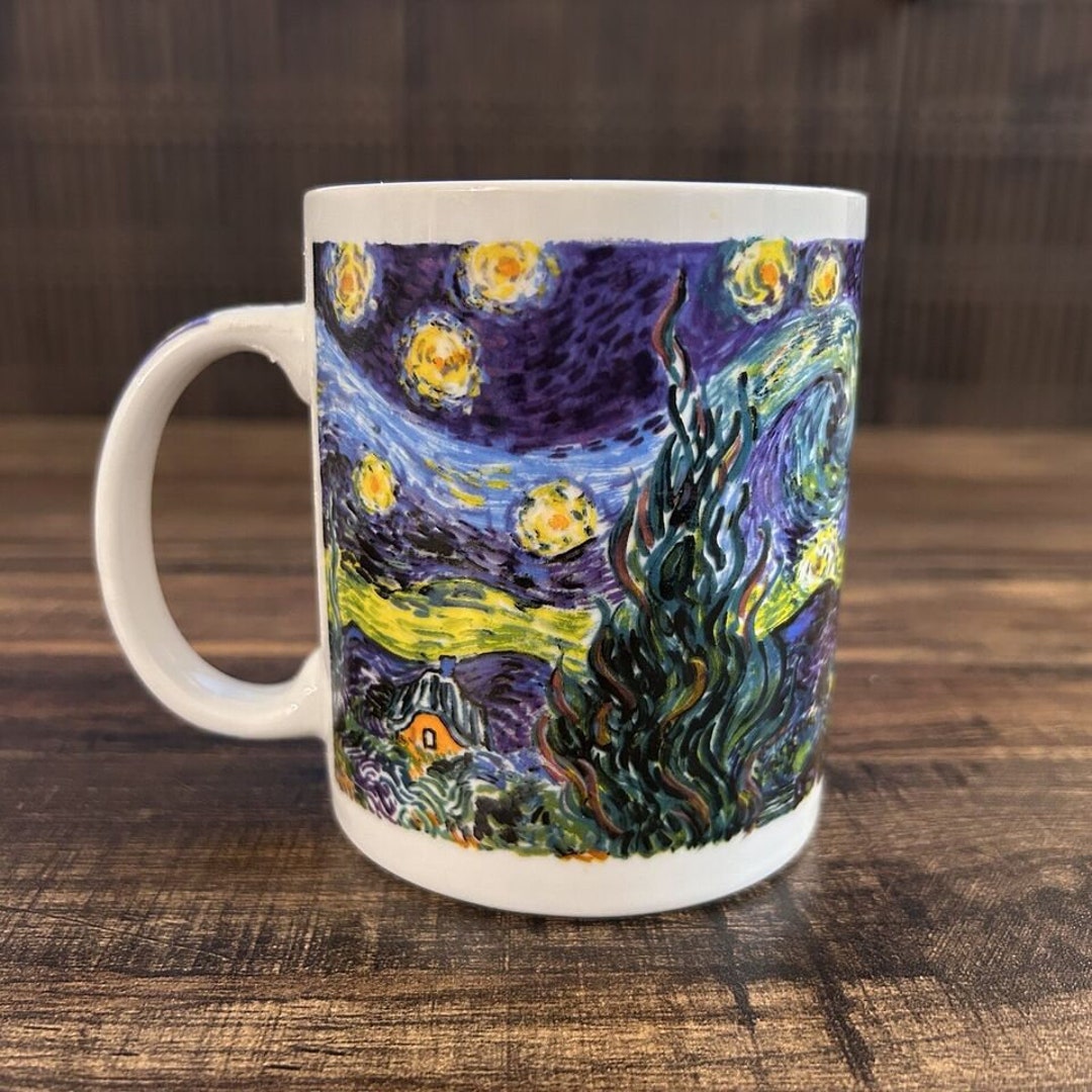 Vincent Van Gogh Starry Night Coffee Mug Chaleur Master Impressionists ...