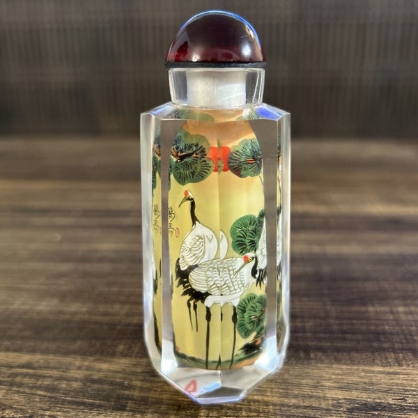 Chinese Reverse Handmade Paint Perfume Bottle - Etsy