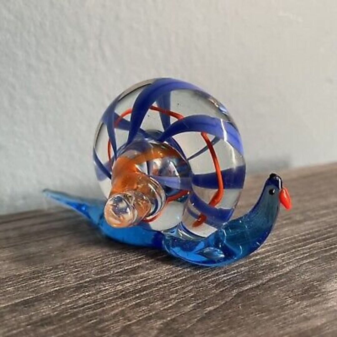 Art Glass Snail Shell Handblown - Etsy