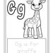 Alphabet Animals Coloring Book | Digital Printable Download | ABC ...