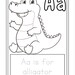 Alphabet Animals Coloring Book | Digital Printable Download | ABC ...