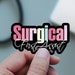 Operating Room RN Sticker, Gift for Nurse, First Assist, OR Nurse ...