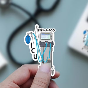 ICU Sticker for Icu Doctor Gift Sticker for Icu Nurse, Icu ...