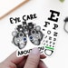 Funny Optometry Eye Doctor Sticker, Cute Optometrist Gift for Optometry ...