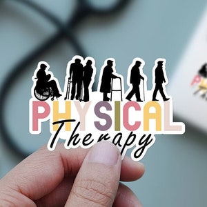 Physical Therapy Stickers, Fall Prevention, Physical Therapist Gift ...